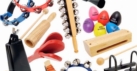 The twin quavers: Unpitched percussion instruments