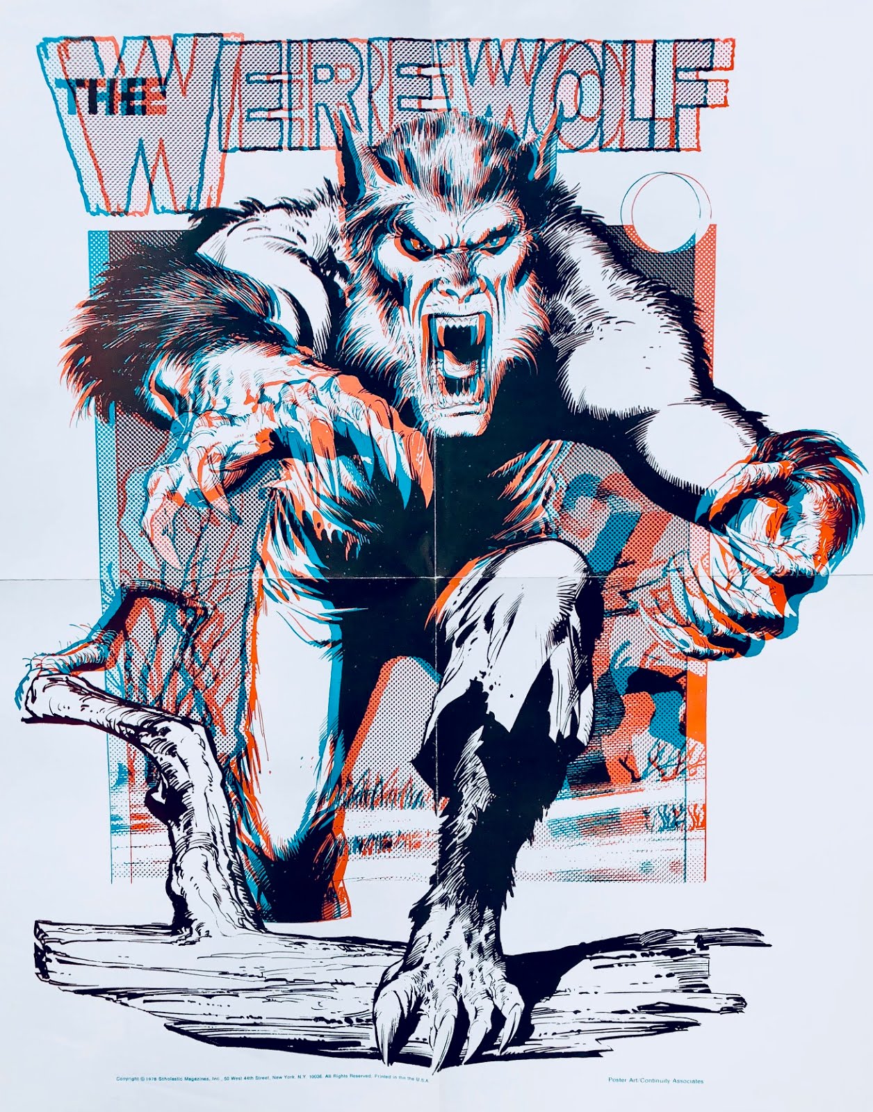 THE HORRORS OF IT ALL: 3D Werewolf Poster (1978)