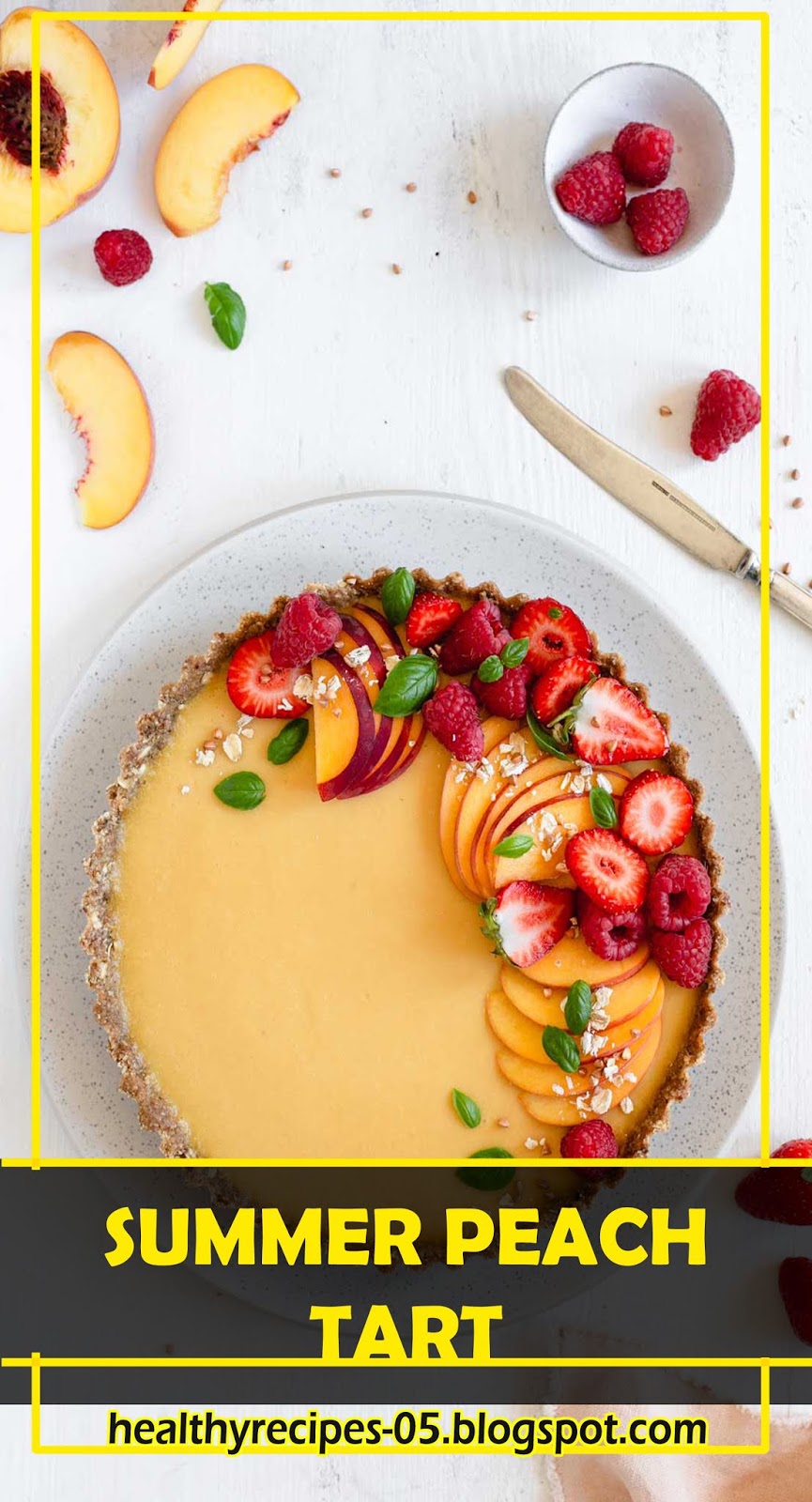 BEST RECIPES-SUMMER PEACH TART | Healthyrecipes-05