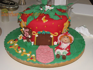 Zucchero incantato: STRAWBERRY SHORTCAKE CAKE - TORTA FRAGOLINA DOLCECUORE