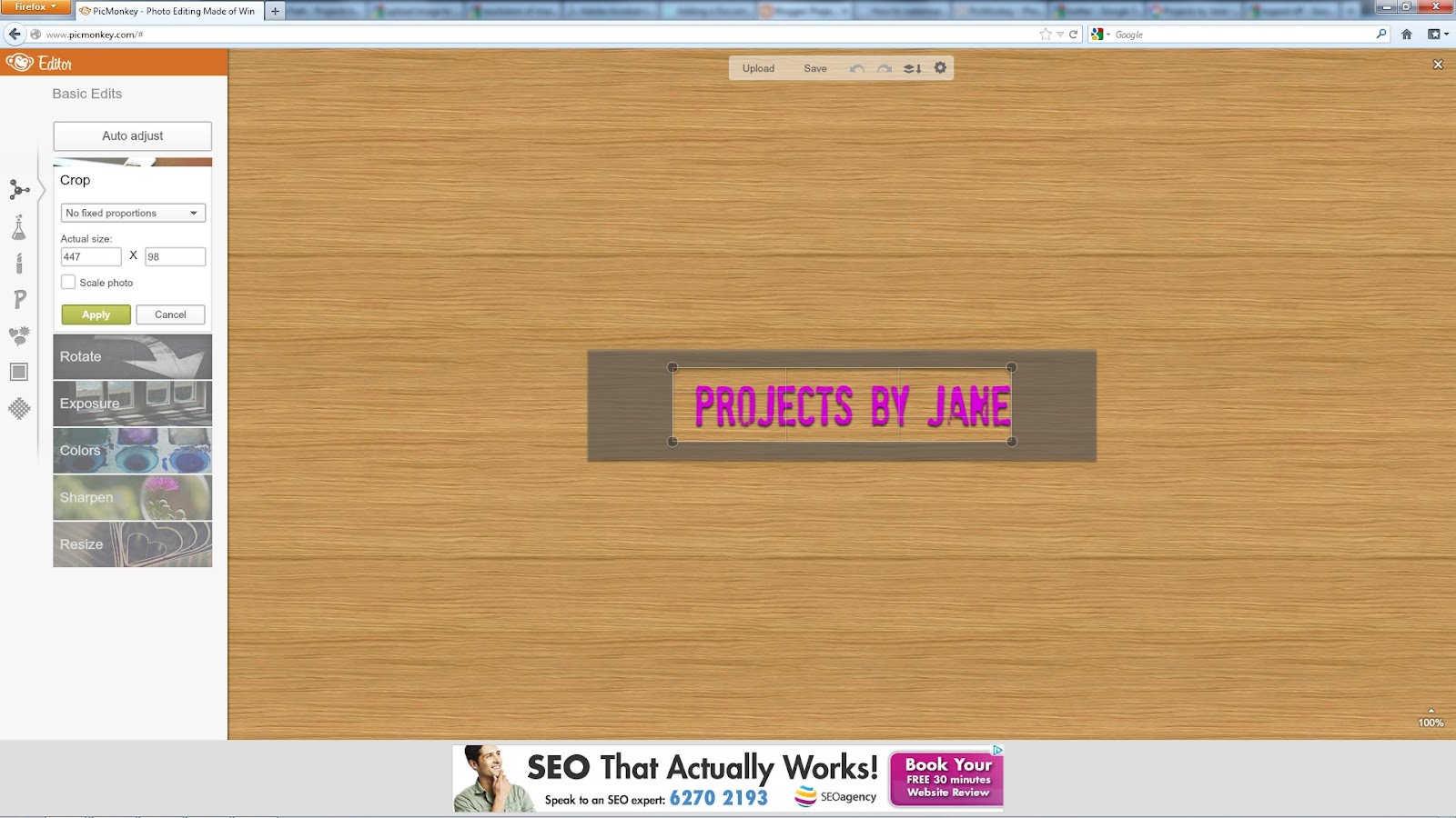 How to watermark your images using Overlay | Projects by Jane