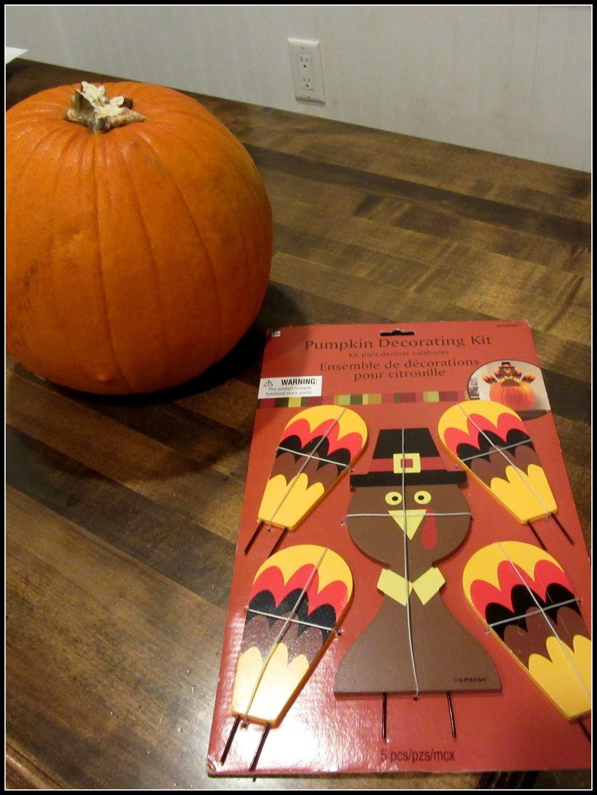 My Little Corner of the World: Turkey Pumpkin!