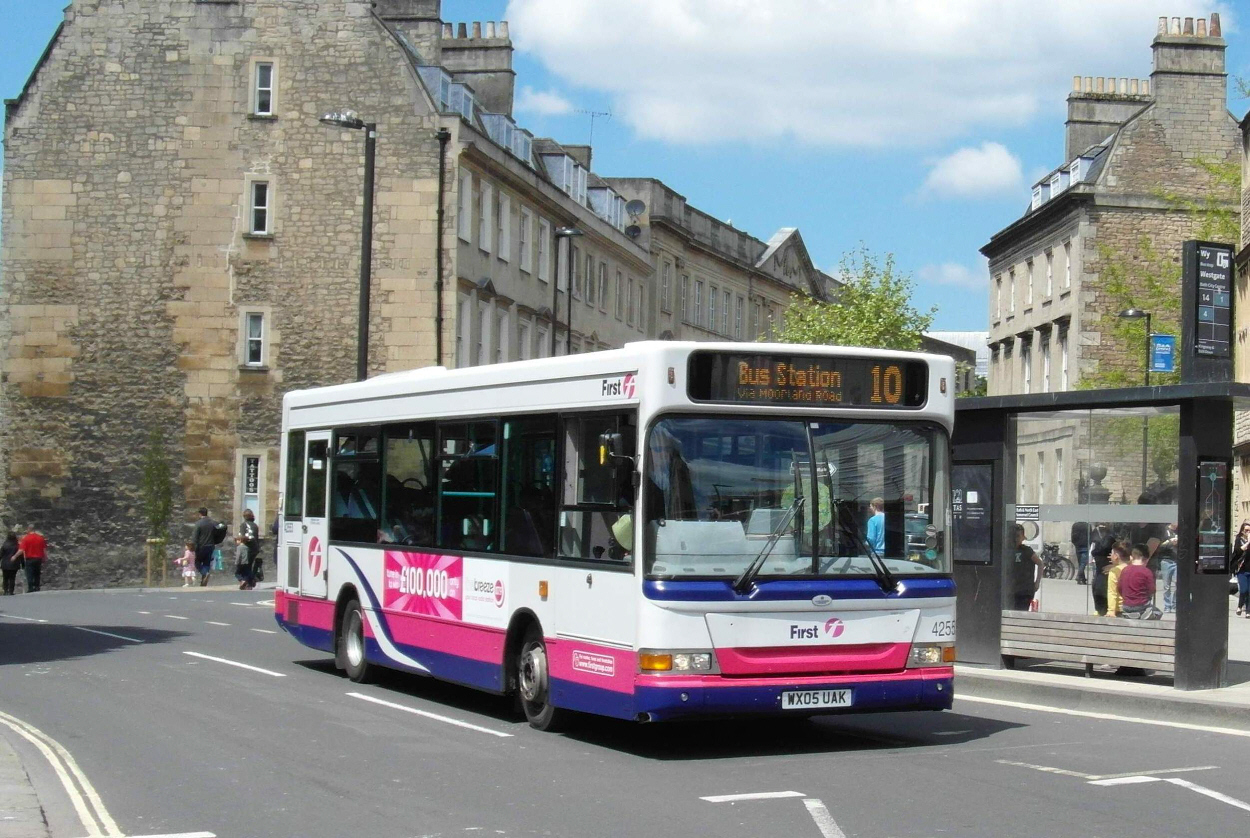Southern England Bus Scene: Bath Time