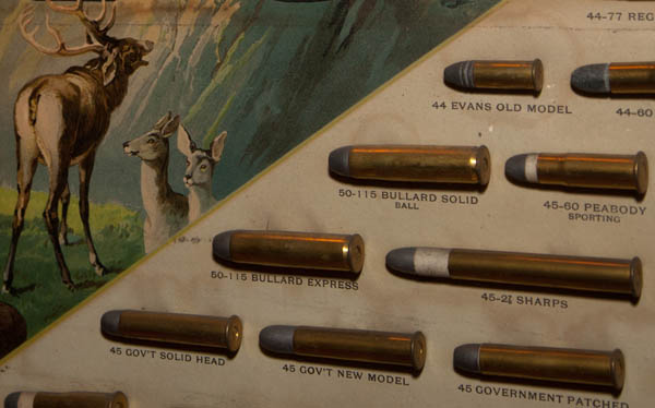 Vintage Outdoors: Vintage Store Display Ammo Bullet Boards