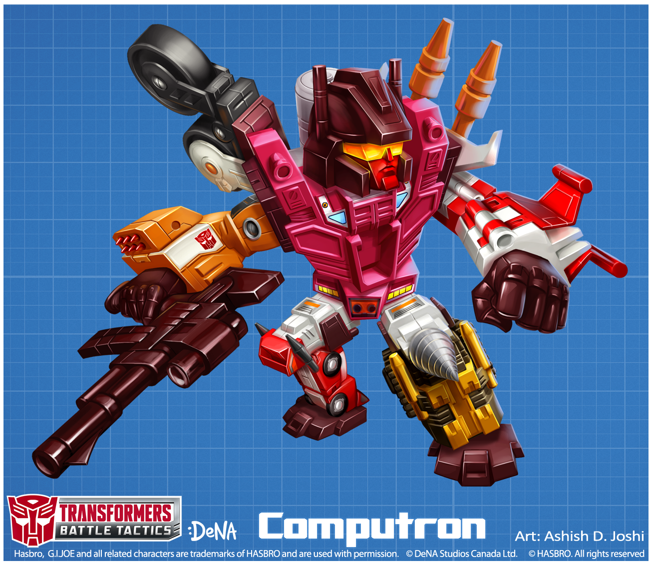 ATOMIC HERMIT: Transformers Battle Tactics - ART