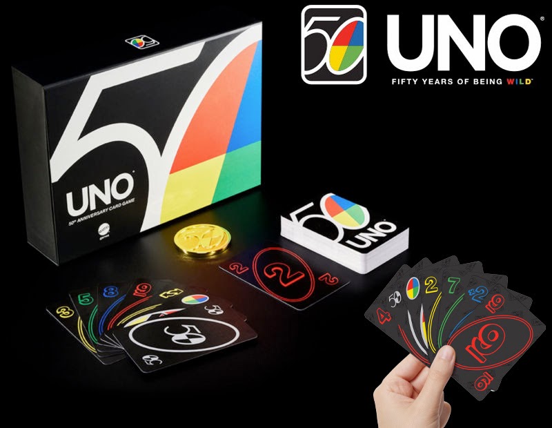 BLOG DOS BRINQUEDOS: UNO Premium 50th Anniversary Edition