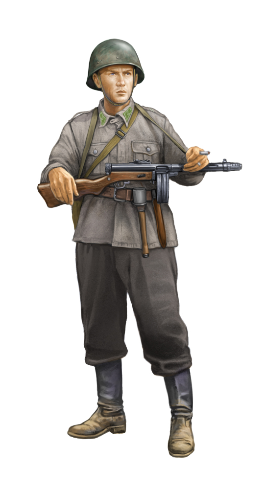Vincent Wai's military art: Finnish soldier, World War II