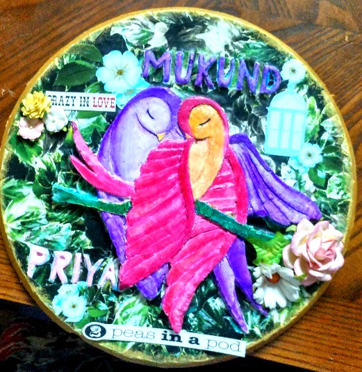 Nakshathra Designz: Decoupage on POP Carving- DT post by Blessy Priya