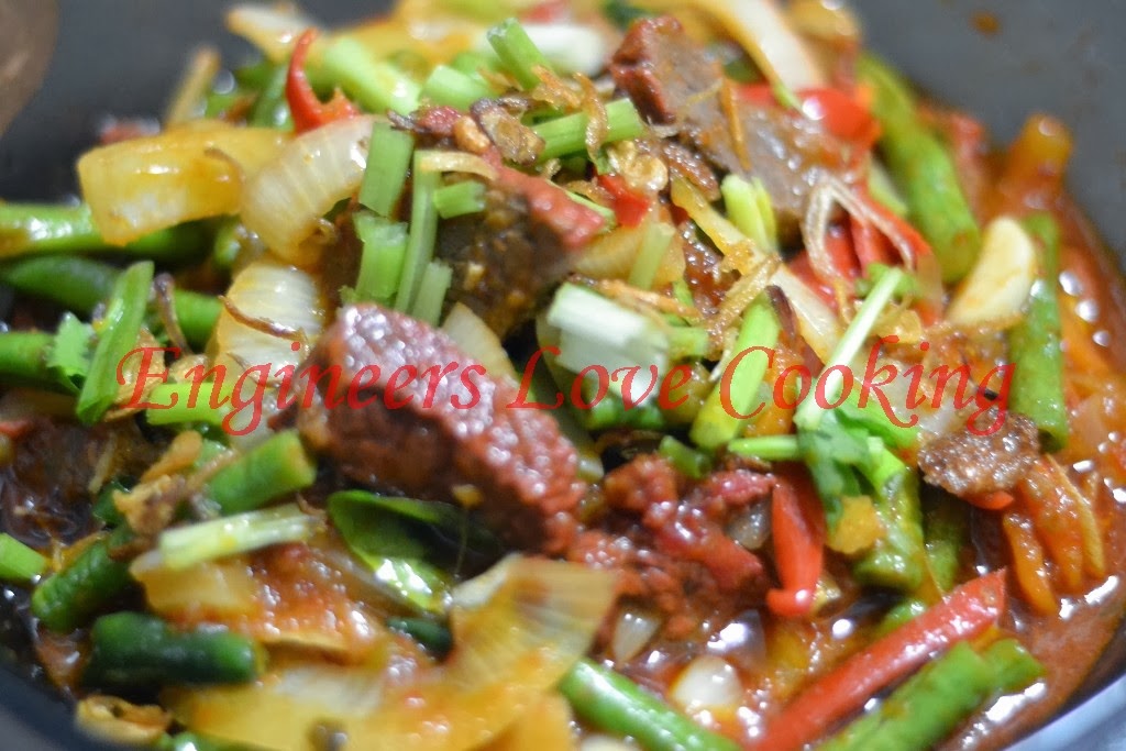 Engineers Love Cooking: DAGING MERAH PAPRET \ PAPRET RED MEAT