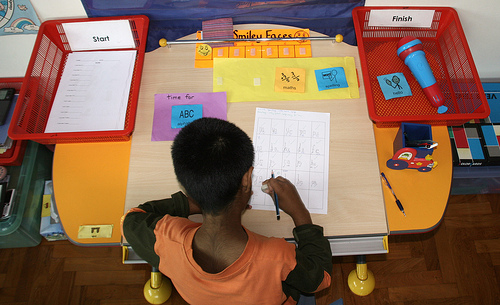 One Piece at a Time: TEACCH Work Stations