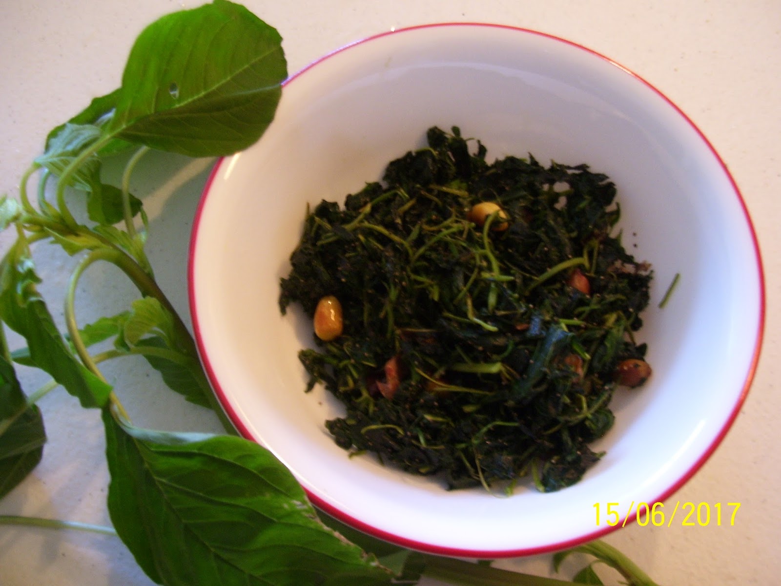 Kitchen With a Purpose: Note Saag Bhaja Recipe or Green Amaranth Fry or ...