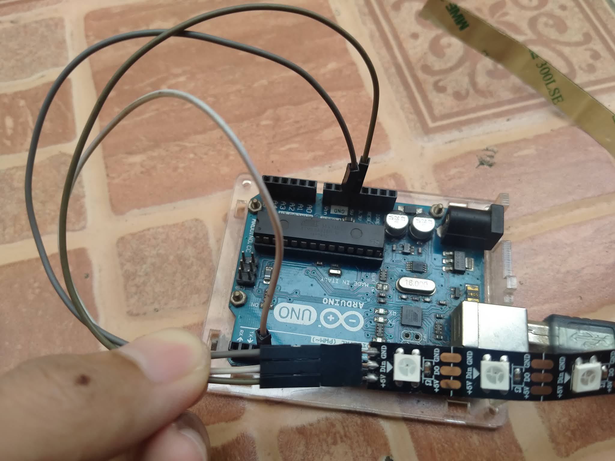 WS2812B Arduino | Tutorial cara menggunakan LED WS2812B - Badar Teknog