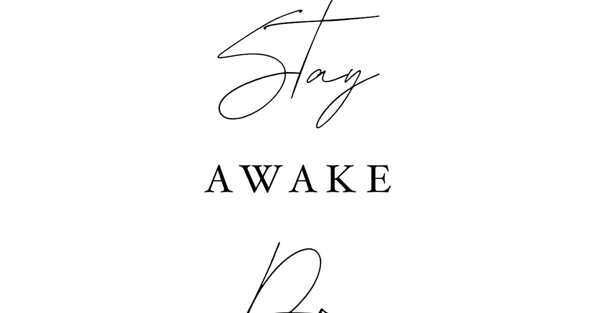 Stay Awake, Do Not Fall Asleep [The Color Wheel Gallery]