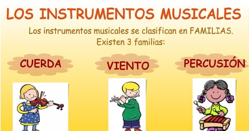 ¿A QUÉ SUENA EL COLE?: CUERDA, VIENTO Y PERCUSIÓN. ADIVINA LOS ...
