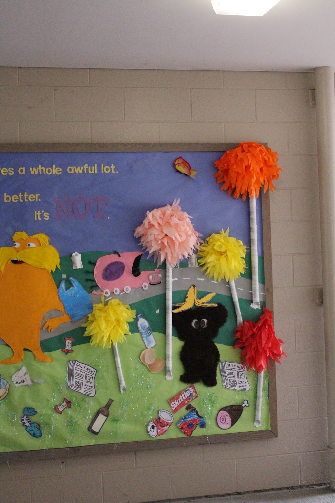 School Bulletin Boards: POEM & EARTH DAY Bulletin Board Lorax