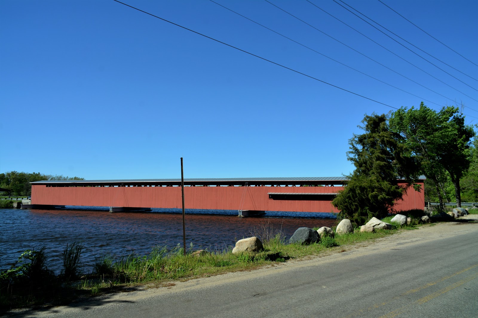 COVERED BRIDGES IN OHIO +: LANGLEY COVERED BRIDGE - CENTREVILLE, MICHIGAN