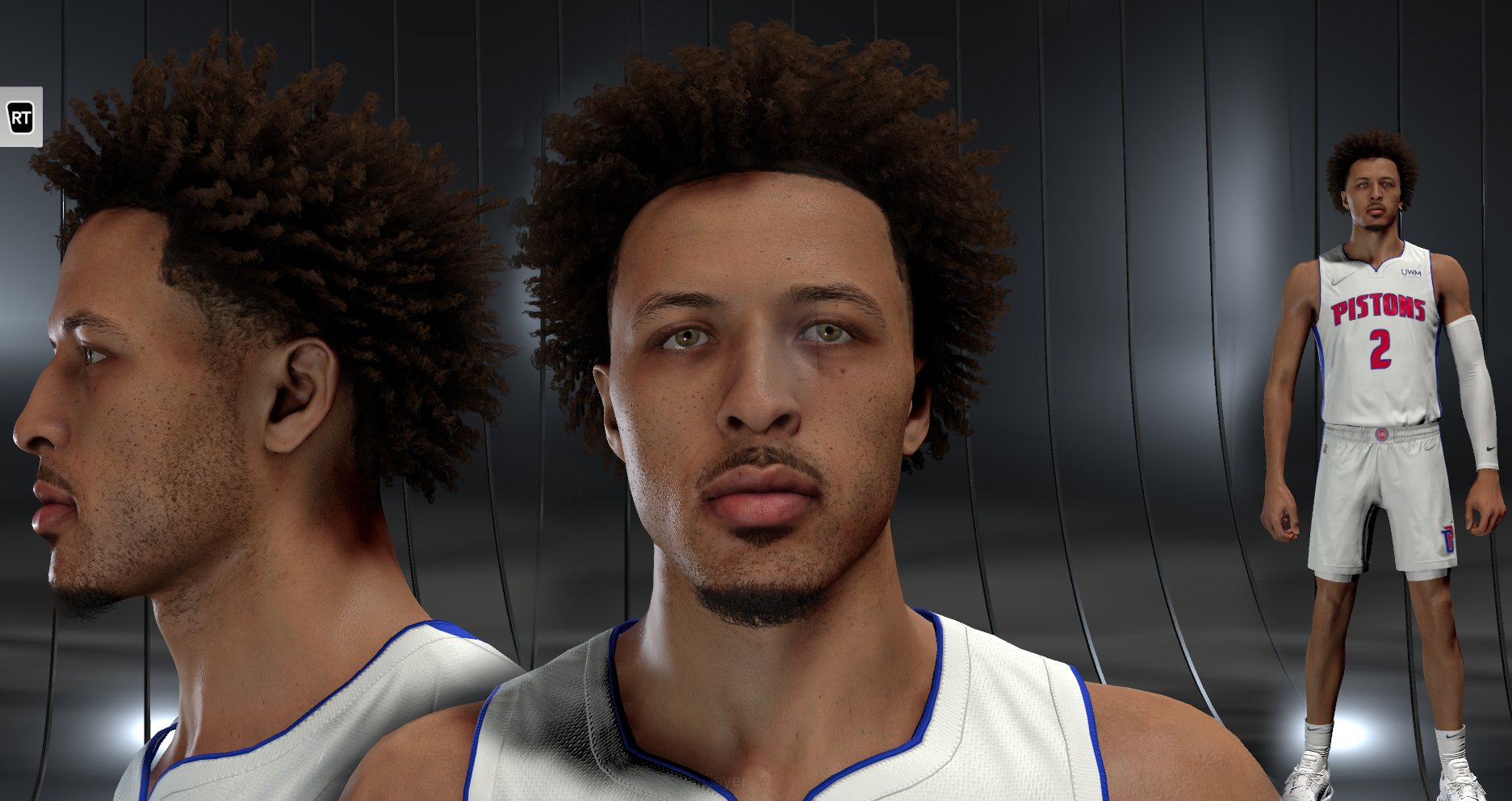 NBA 2K22 Cade Cunningham Cyberface Update V2 by PPP