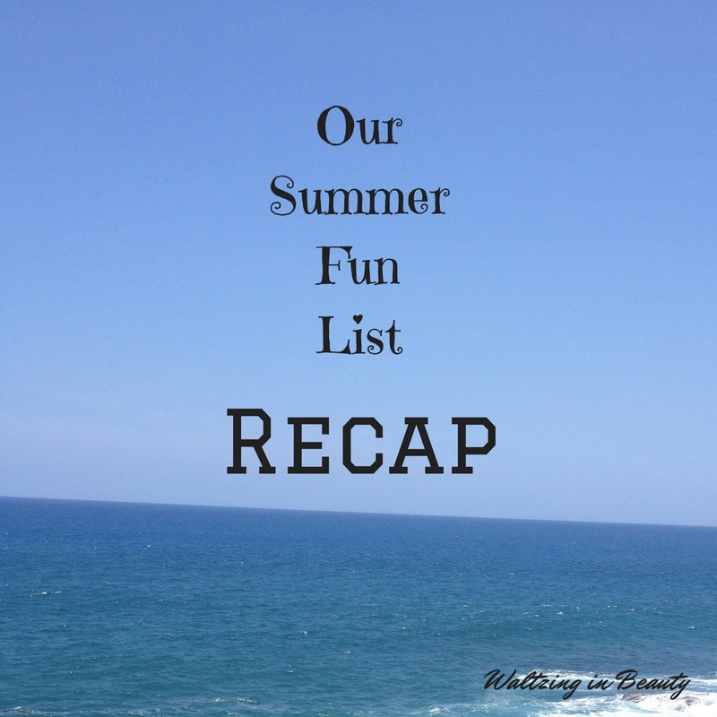 Waltzing in Beauty: Summer Fun Recap