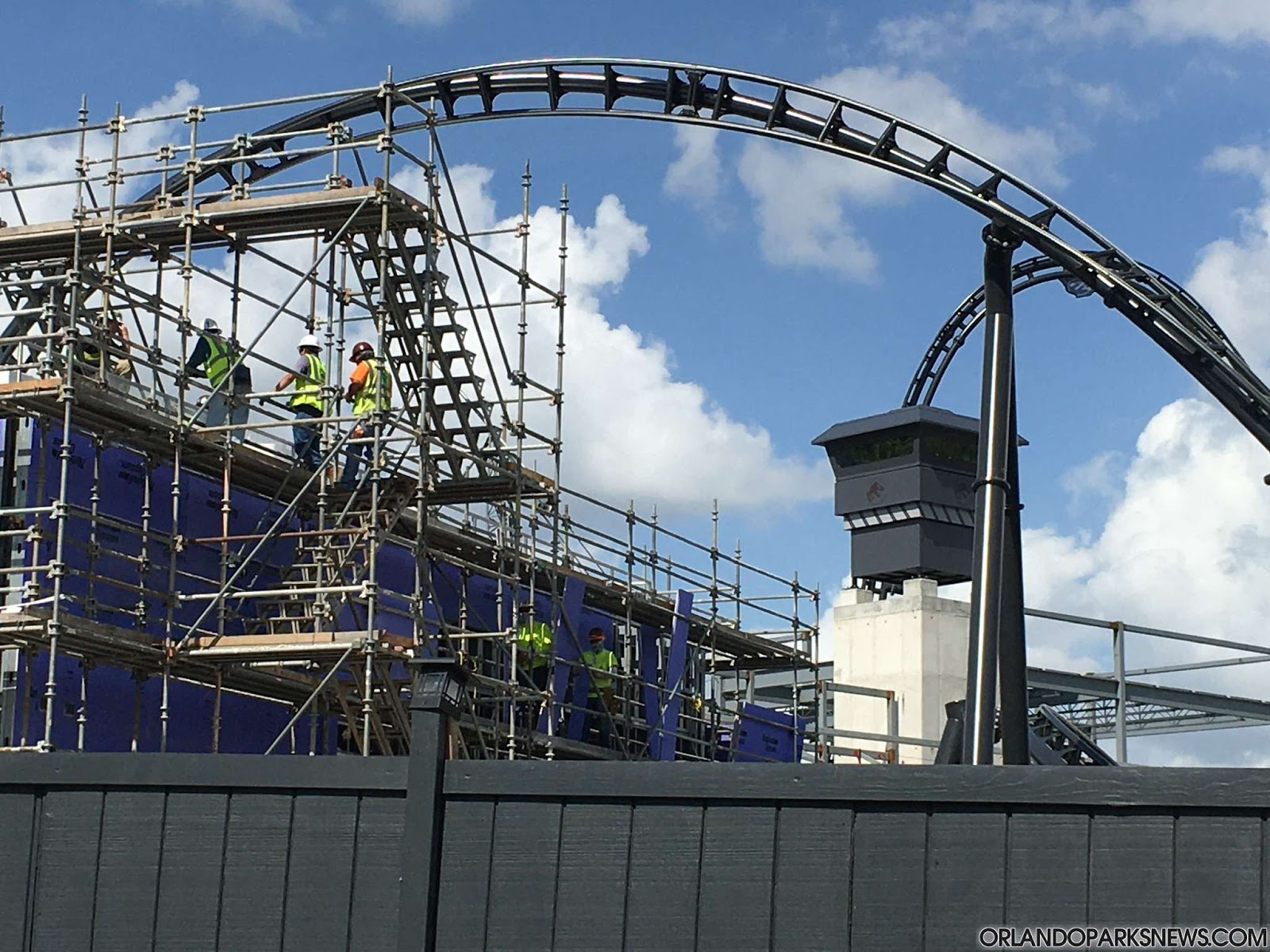 Islands of Adventure Update: "Velocicoaster" Construction Reaches New ...