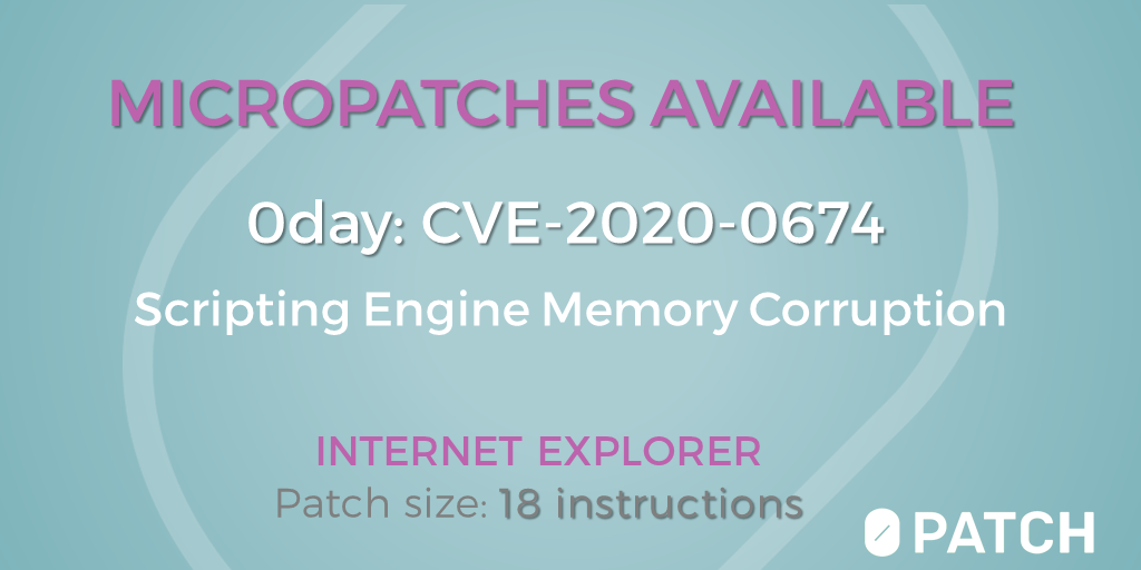 0patch Blog: January 2020