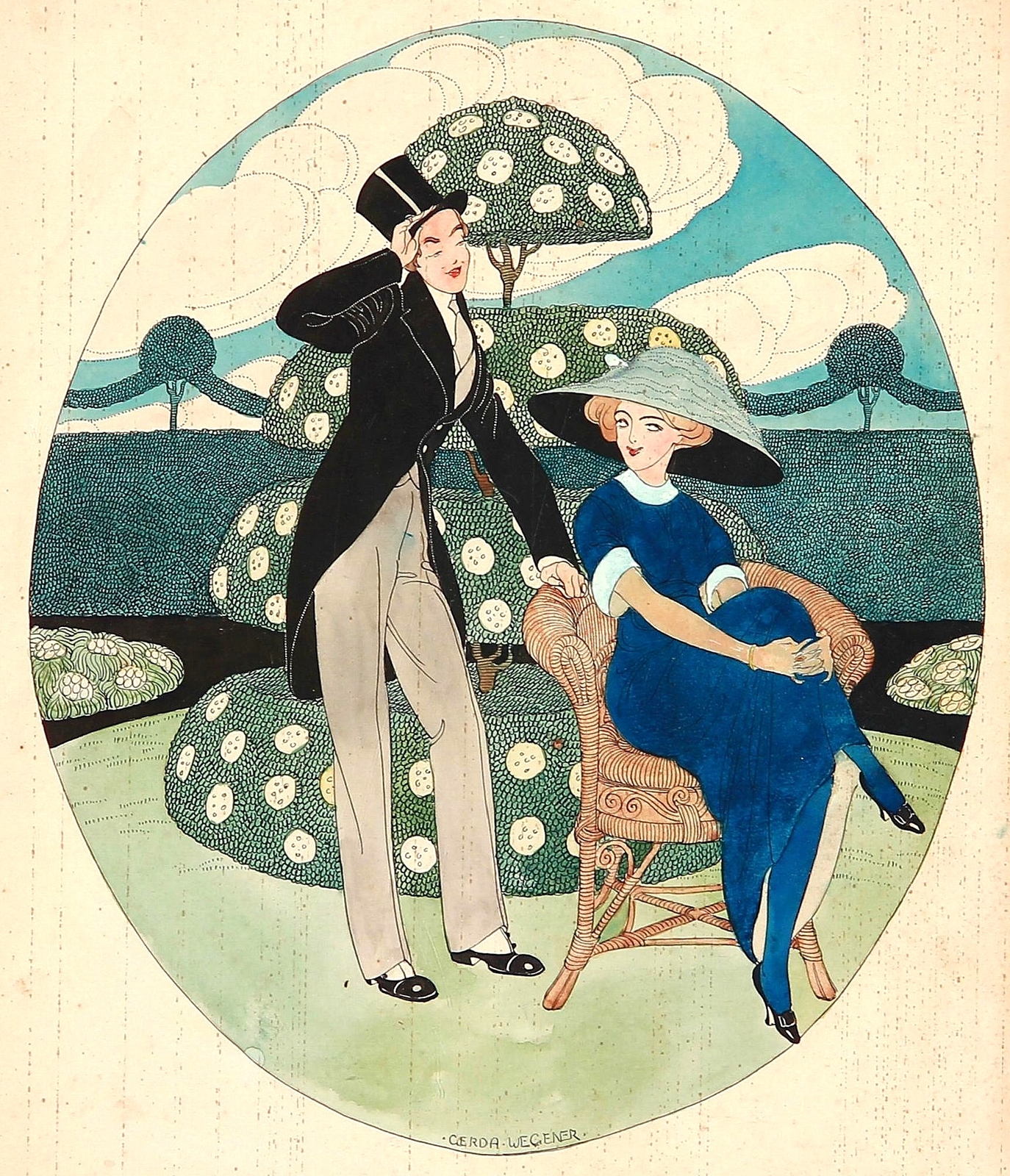 Художник и график Герда Вегенер (Gerda Wegener), 1885-1940. Дания ...