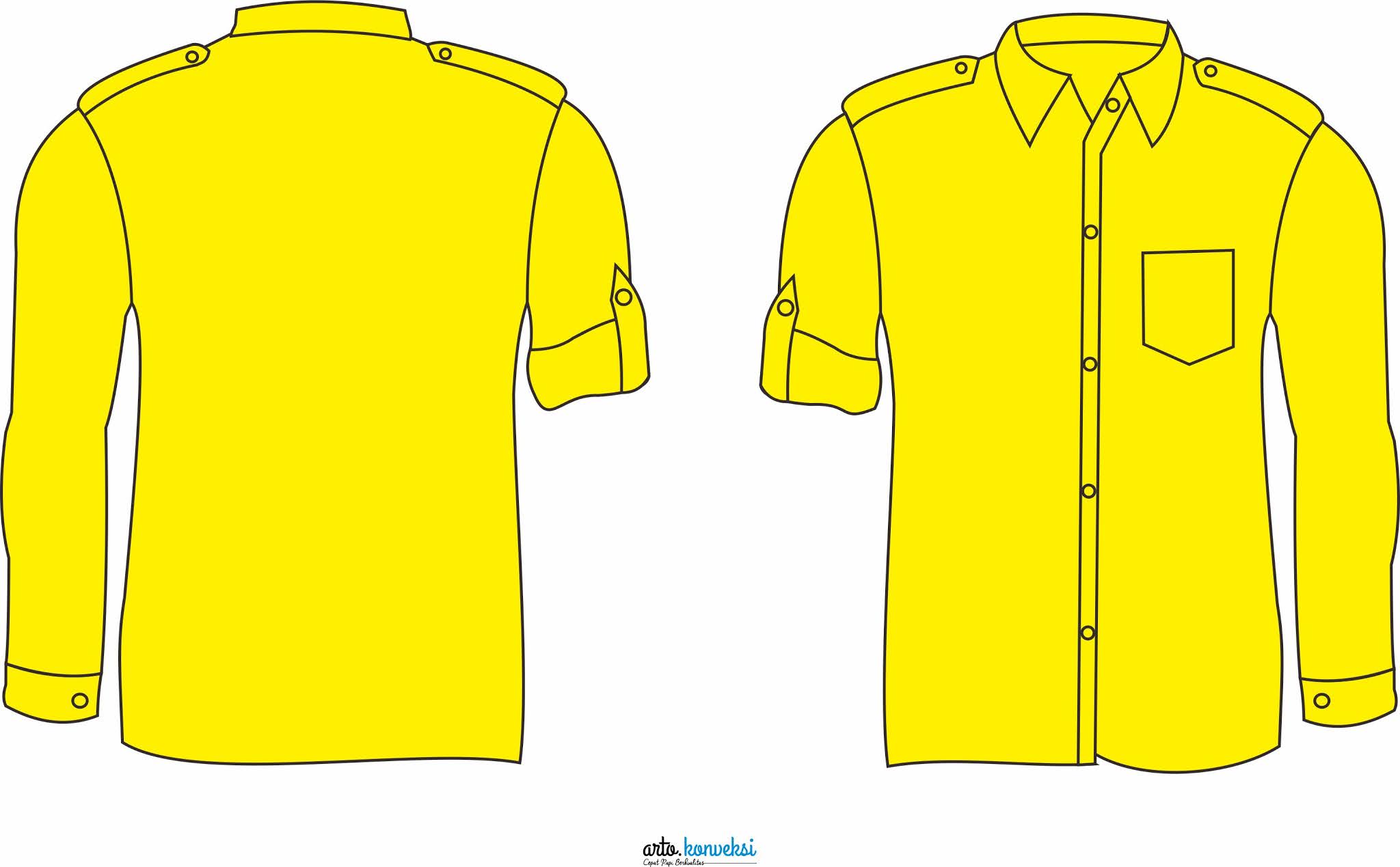 30+ Desain Baju PDH Polos - 0856-333-0071 Konveksi & Bordir