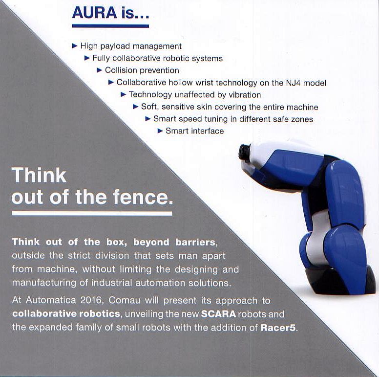 SISCODATA Robotics: Comau AURA (Advance Use Robotic Arm)