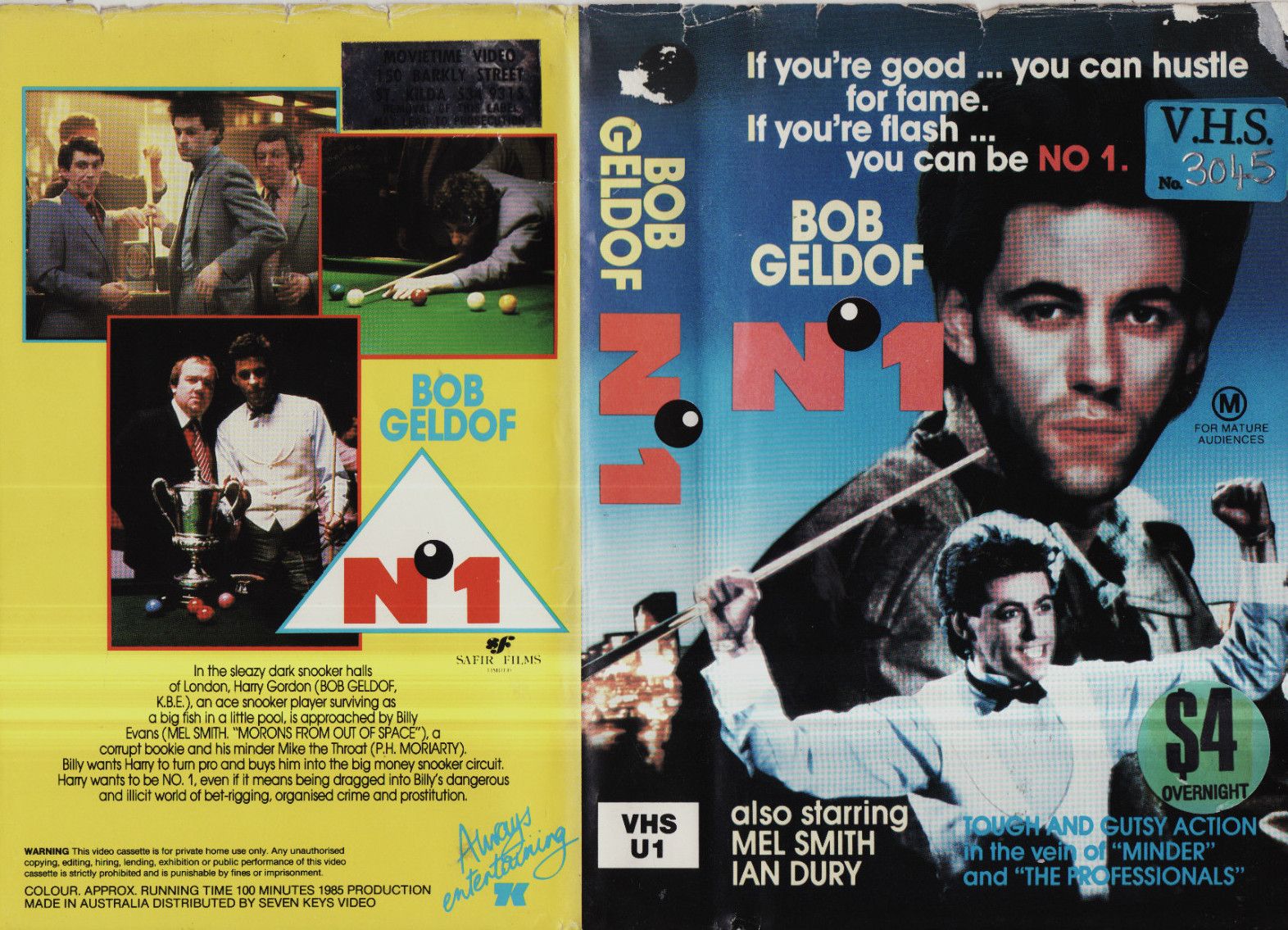 Australian VHS Covers: 7 Keys Collection