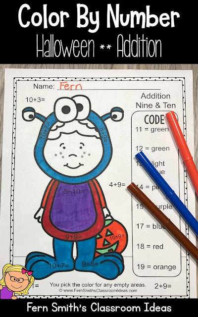 Looking for Some Adorable Halloween Addition and Subtraction Seatwork ...
