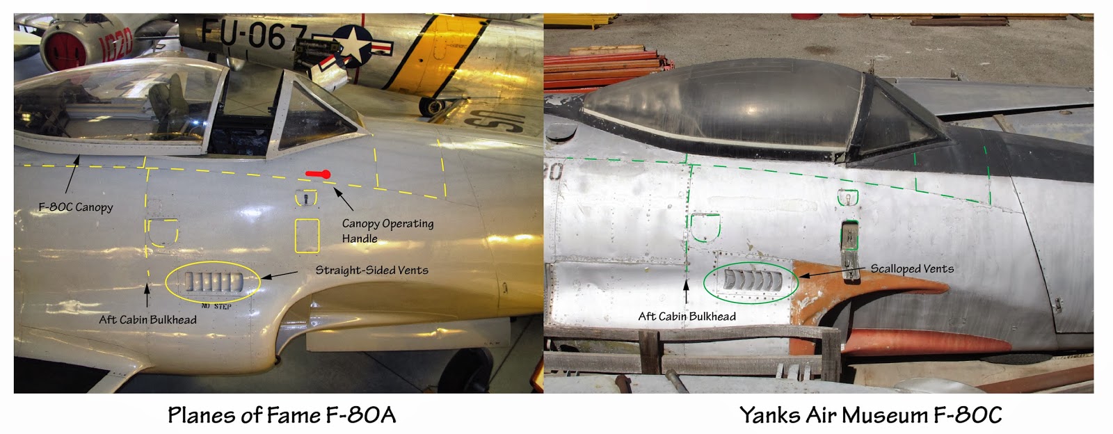 P80 Shooting Star Cockpit Seat