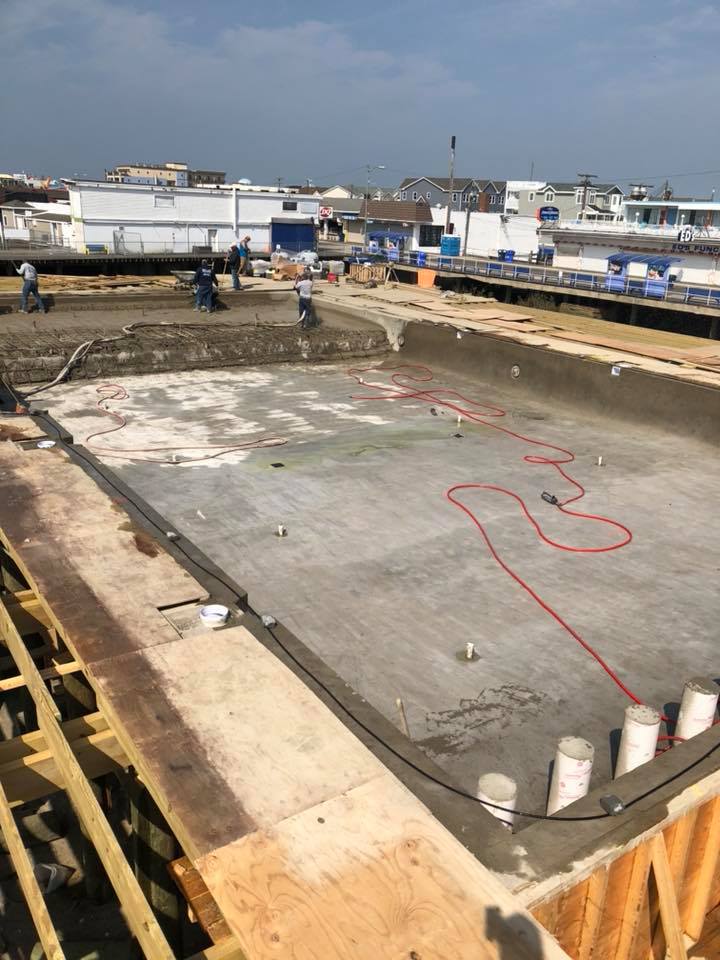 Wildwood 365: Seaport Pier signage goes up, pool takes shape