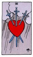 LA PUERTA DEL TAROT: TRES DE ESPADAS