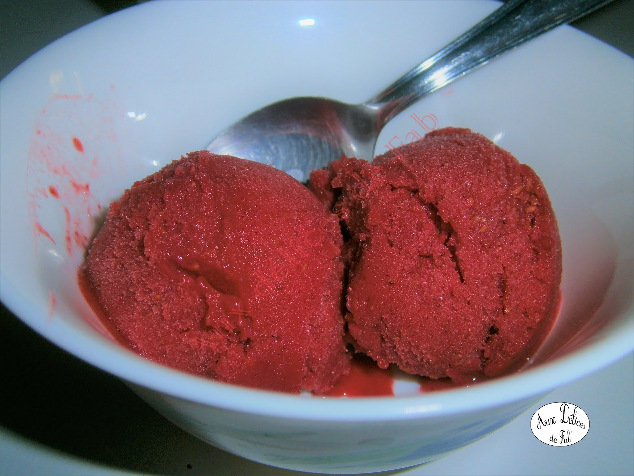 Aux délices de Fab: Sorbet framboise et fraise