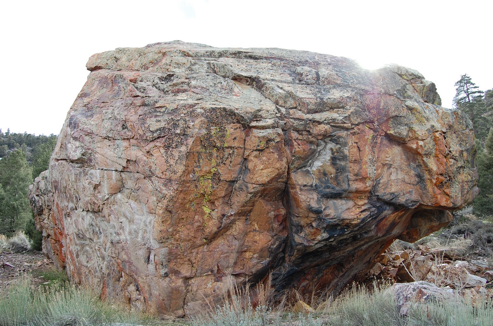 Big Bear Bouldering: Roadside Boulder Trail Work