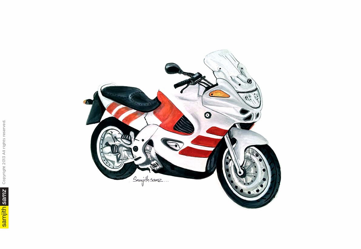 Samjith Shankar Illustration: Product Design on Two Wheelers [ Poster ...