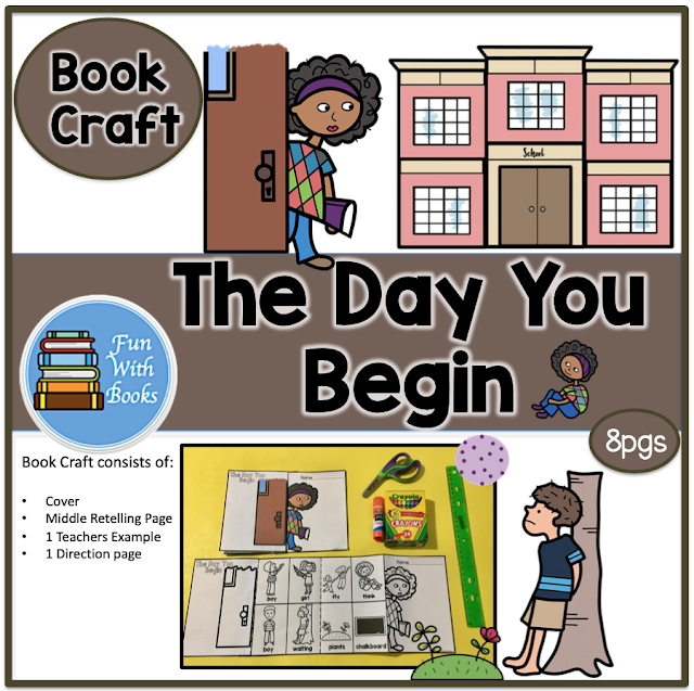 THE DAY YOU BEGIN BOOK CRAFT ~ Book Units by Lynn