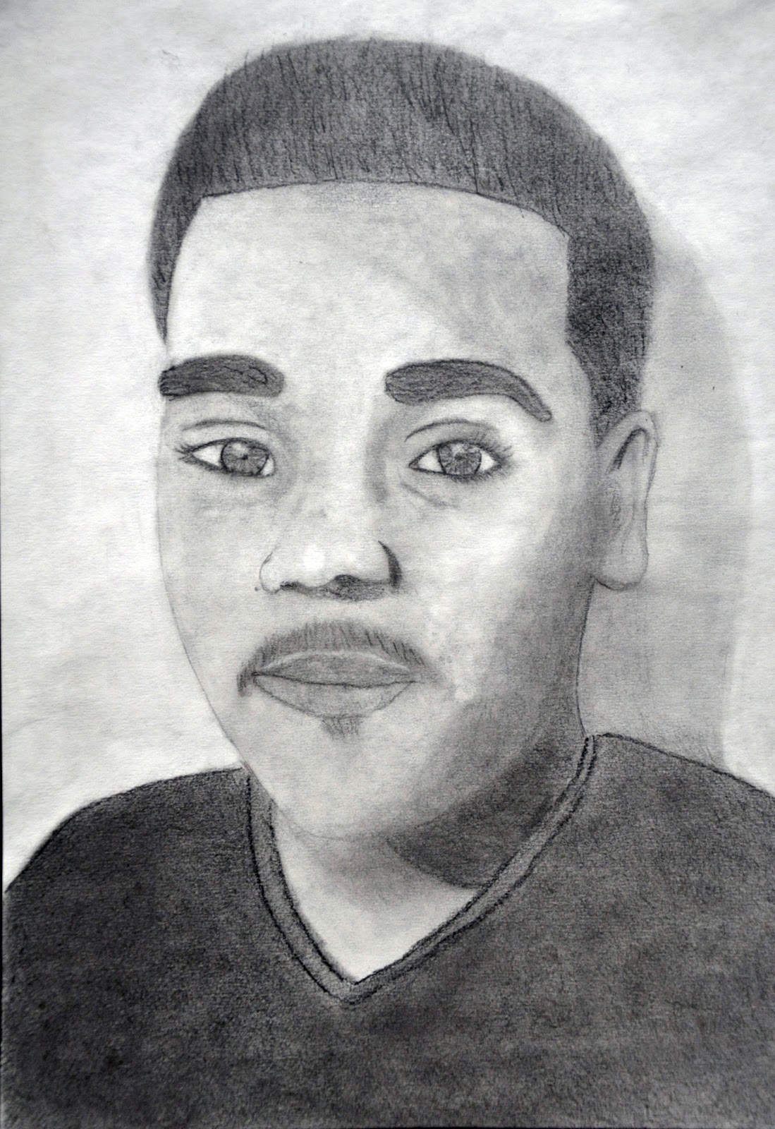 Student Art: Graphite Self Portraits
