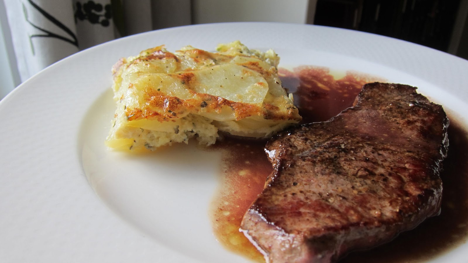 Dalmatian Mom: Potatiskaka med getost och crème fraiche