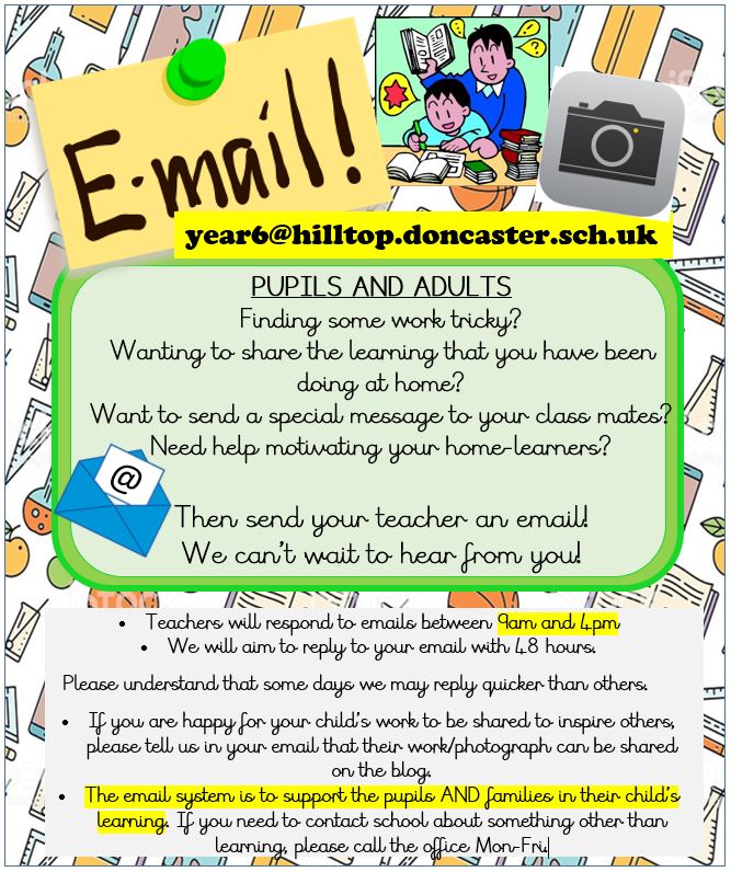 Year 6: Year 6 Email