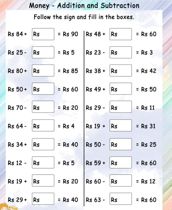 STARS OF PIS AHMEDABAD STD II: Math practice sheets for class-2 ...
