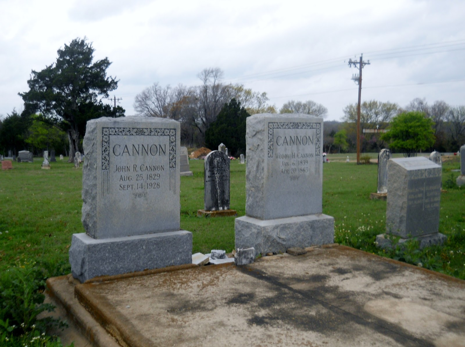 My Emphemeral Rose: Cannon Cemetery