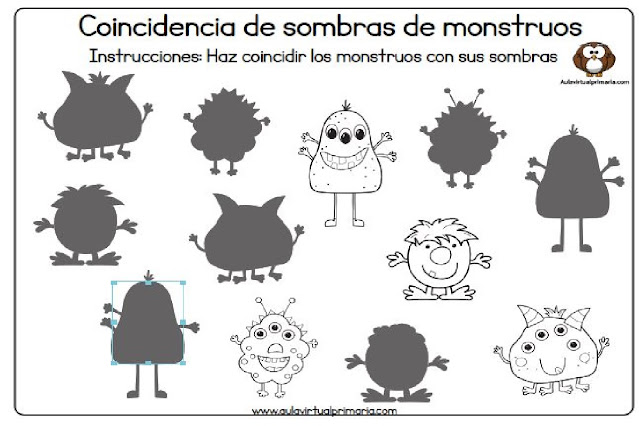 Excelentes Hojas De Actividades De Monstruos ~ DIPLOMAS GAFETES Y ...
