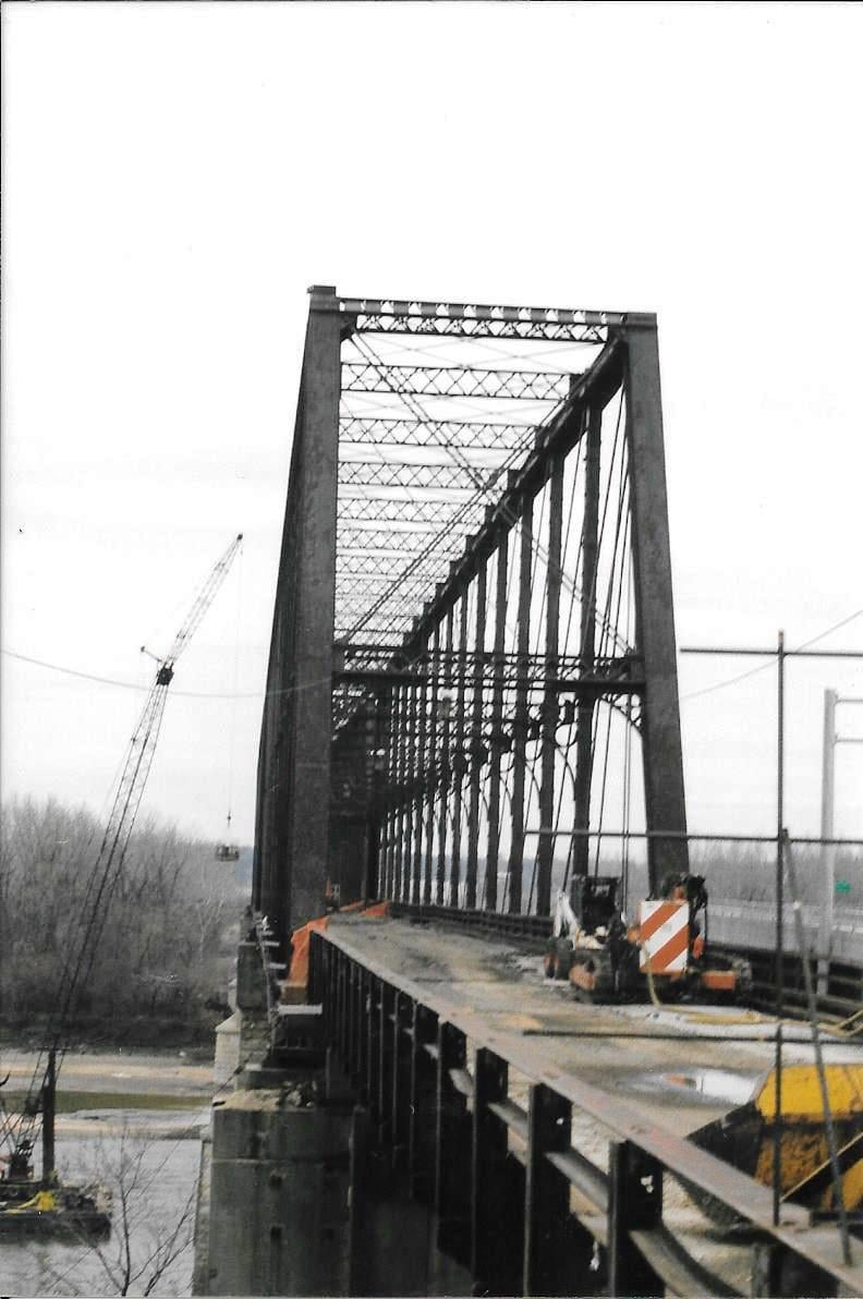 Industrial History: 1887-2001 Chouteau Bridge In Kansas City, MO