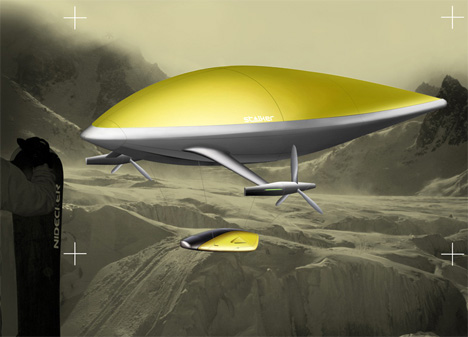 FLYING HOUSE: Futuristic Transport Airship
