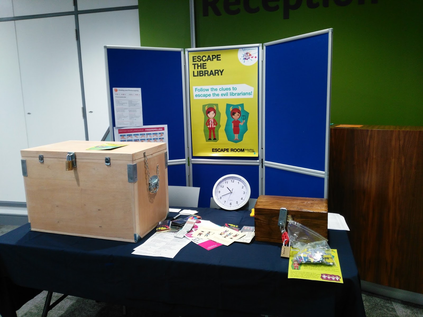 Making games for Libraries: CLS Showcase and the escape room box