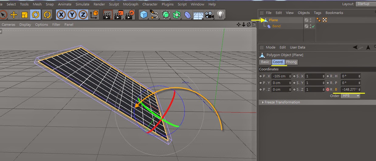 Page Turn Animation in C4D : C4D翻頁動畫