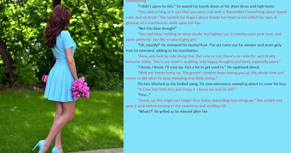 Feminization Beauty Within: TG Captions & Stories: Blue was Your Only ...