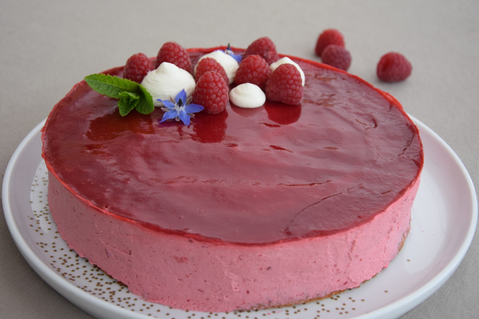 Mon essentiel...: Bavarois aux framboises