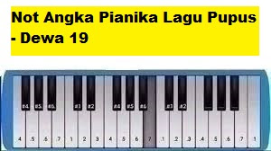 Not Angka Pianika Lagu Pupus - Dewa 19 - CalonPintar.Com