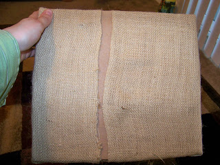 Crafty Confessions of a Brainy Mom: Burlap Covered Storage Boxes